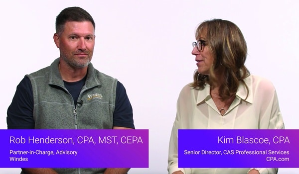 Rob Henderson Interviewed by CPA.com | Windes